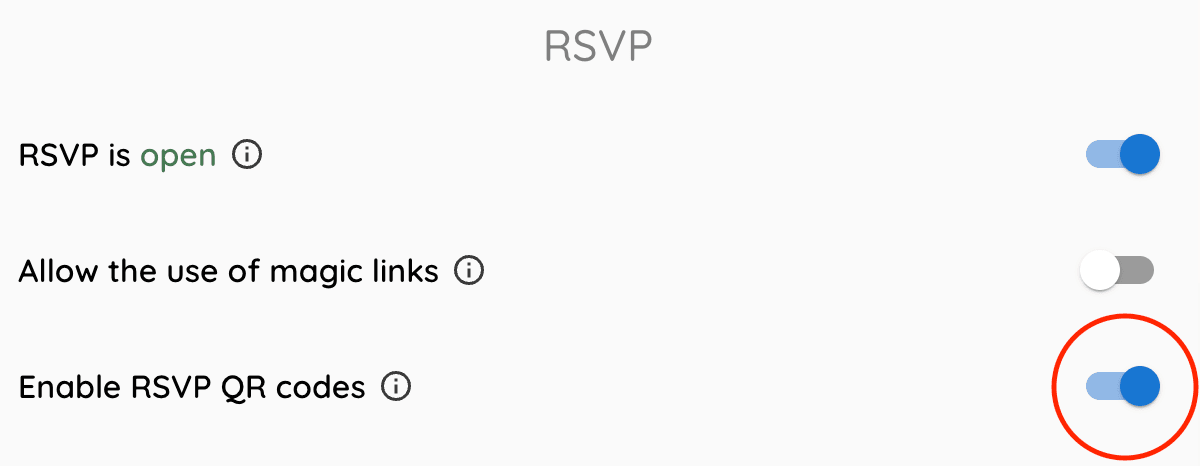 FAQs | Can my guests use a QR Code? | Hey Wedding Day